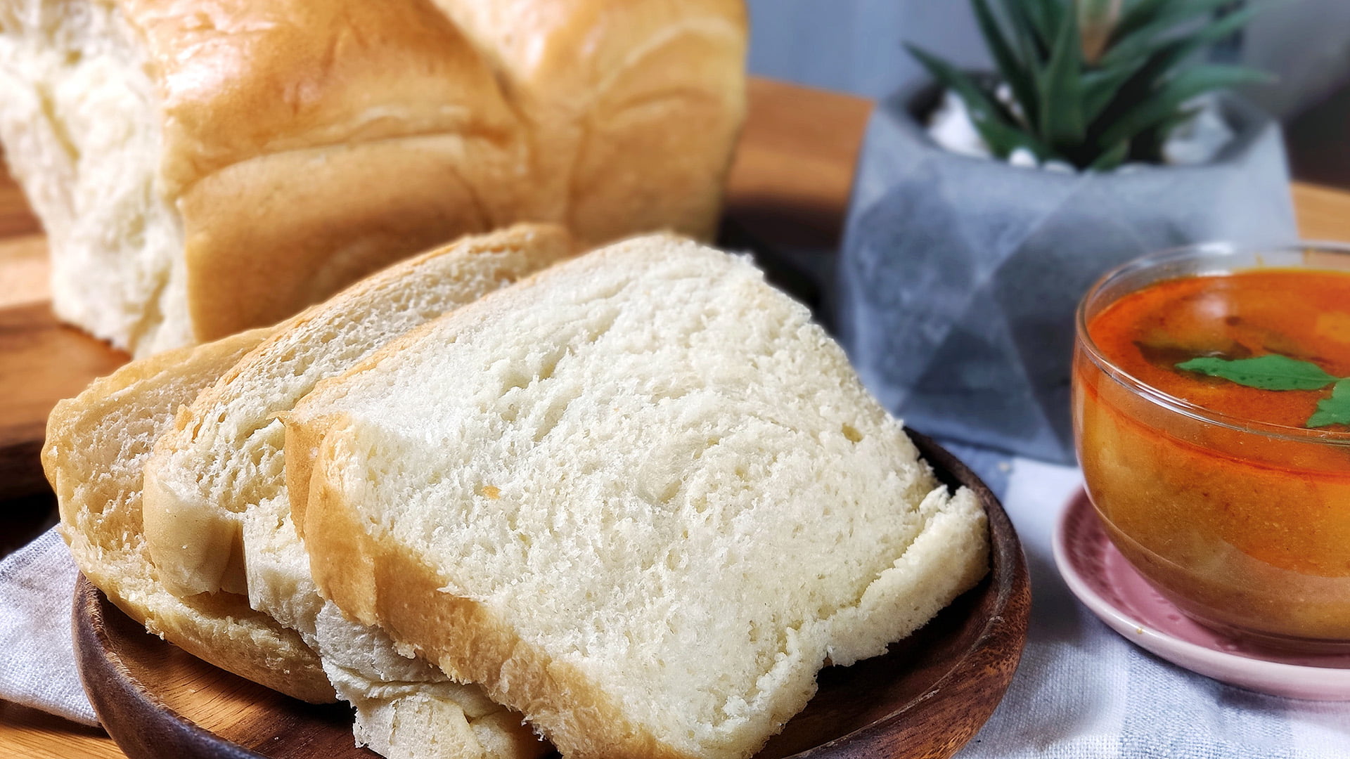 Handmade Soft & Fluffy Vegan Bread - My Lovely Recipes