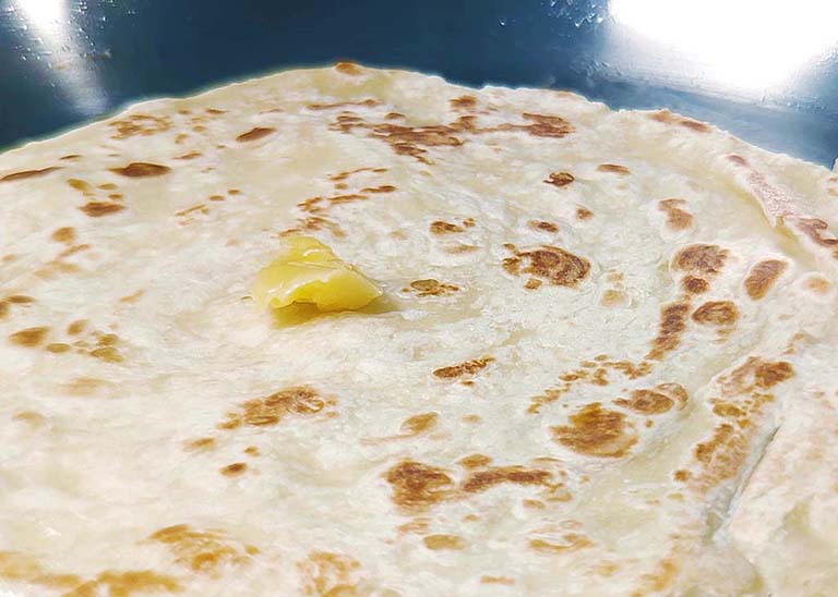 Roti Canai (Indian Flatbread) with Dhal - My Lovely Recipes