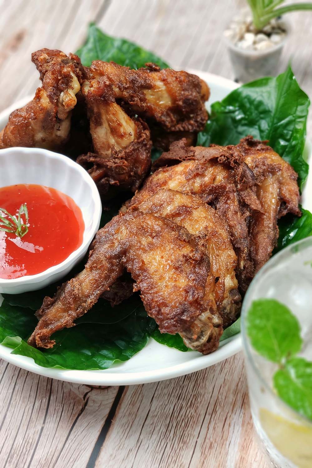 (Shrimp Paste) Belacan Fried Chicken Wings - My Lovely Recipes