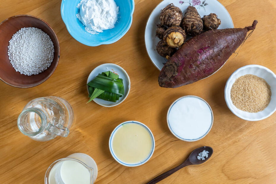 Taro Sago Dessert with Tang Yuan - My Lovely Recipes