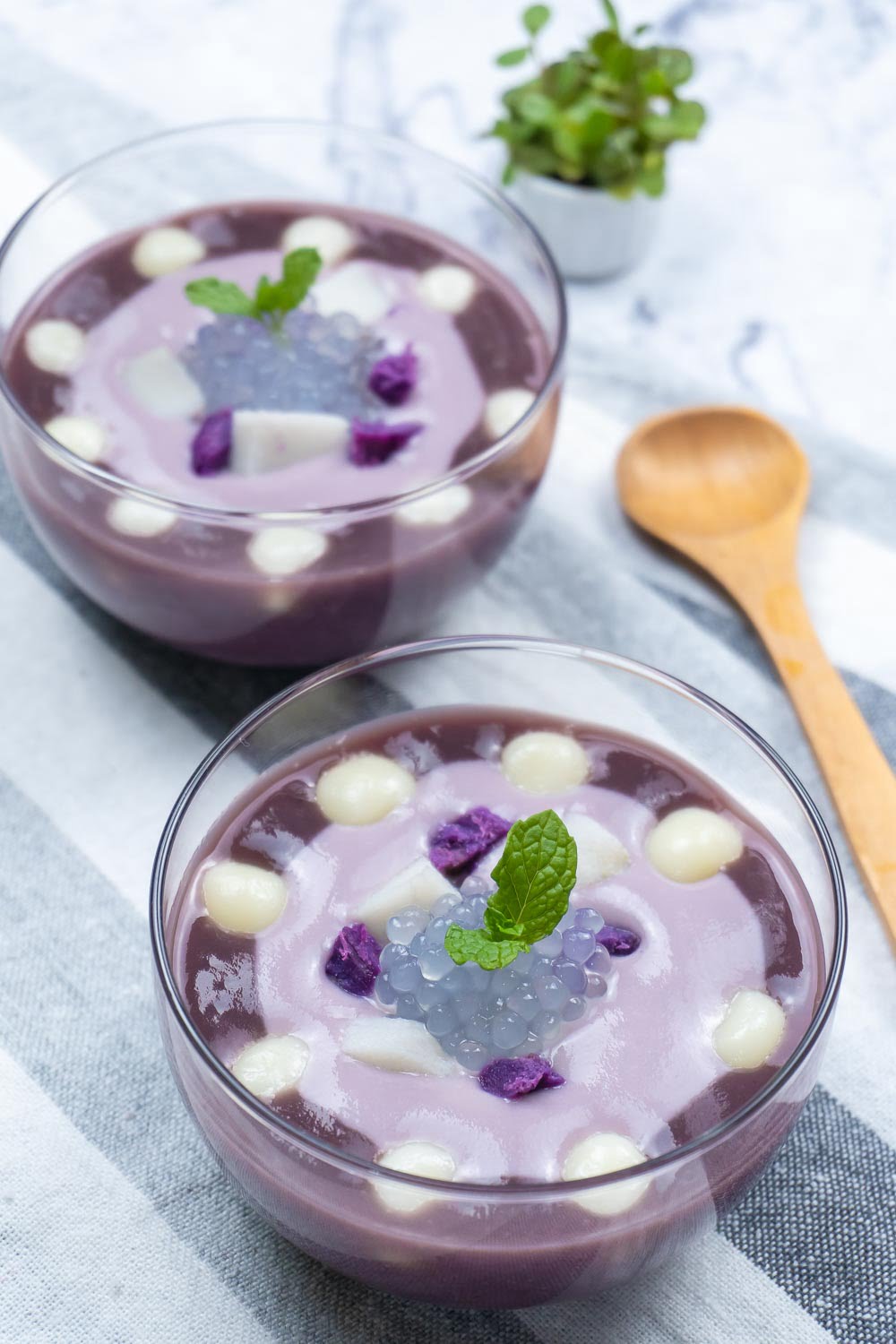 Taro Sago Dessert with Tang Yuan - My Lovely Recipes