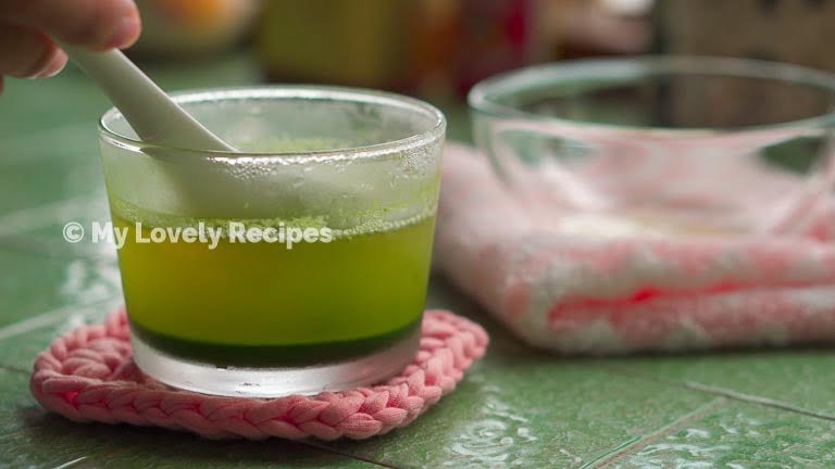 Durian Pandan Cream Cake, Natural Flavor & Colour - My Lovely Recipes