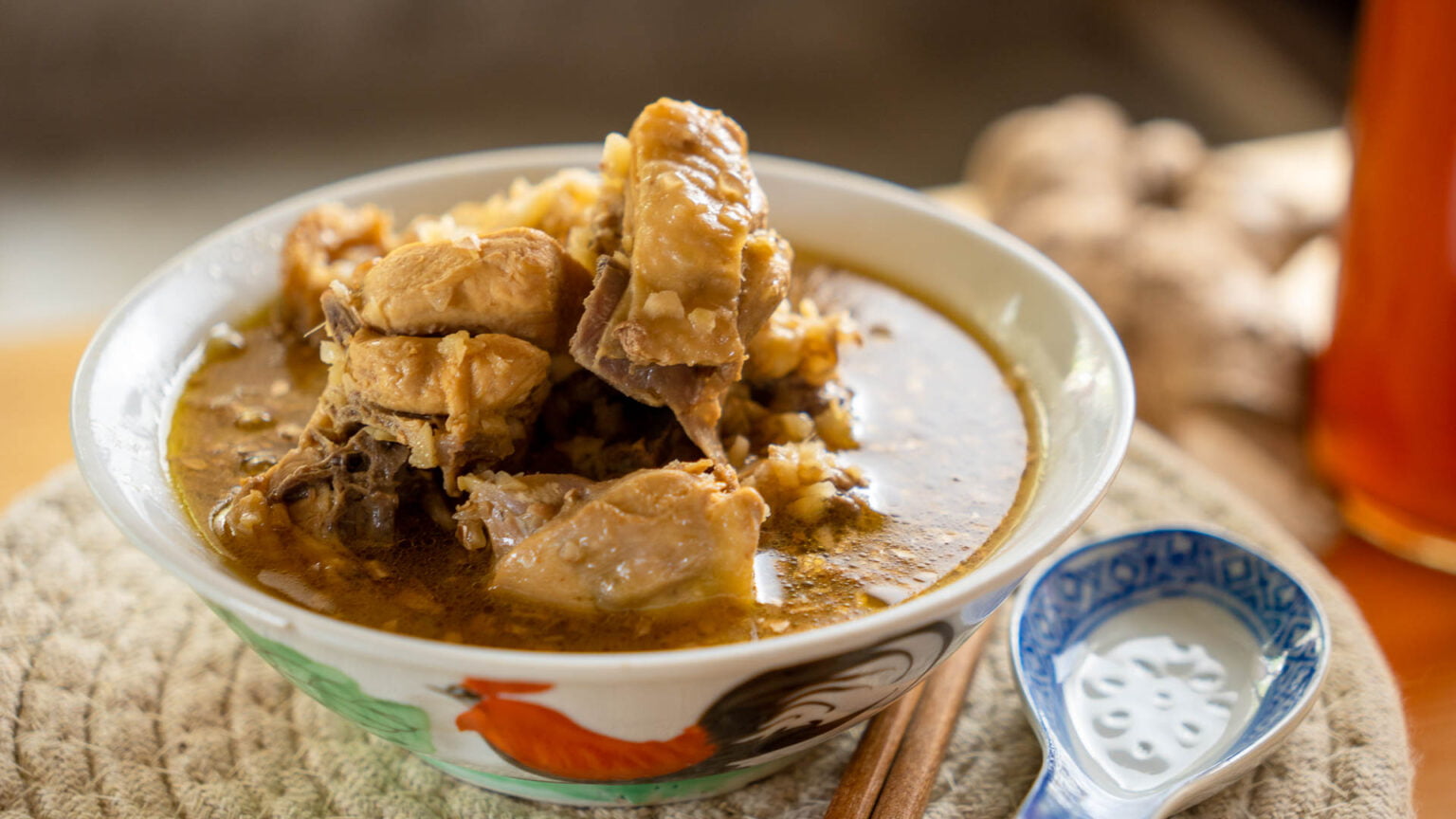 Yellow Wine Chicken, The Hakka Confinement Dish - My Lovely Recipes