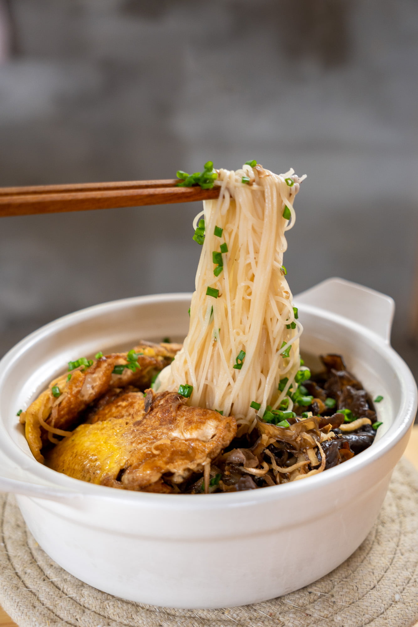 Yellow Wine Mee Sua - My Lovely Recipes