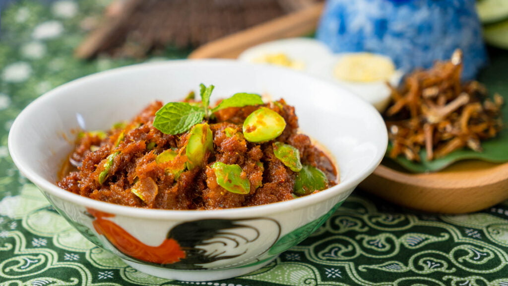 Petai with Dried Shrimp Sambal - My Lovely Recipes