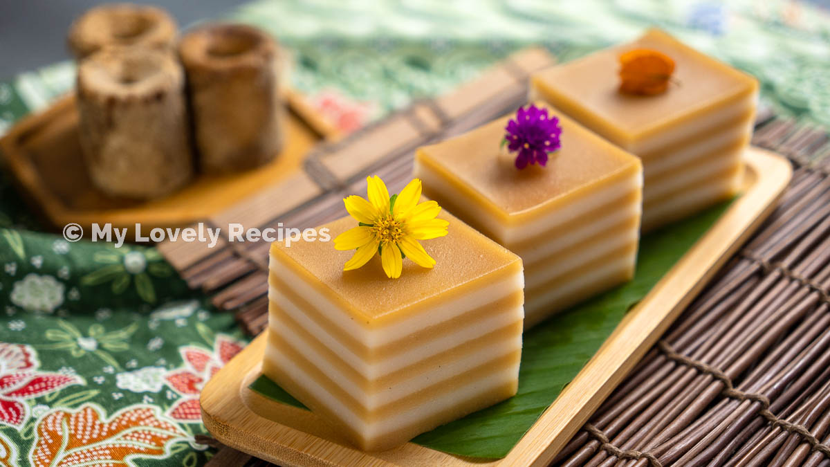 Kuih Lapis Gula Melaka - My Lovely Recipes