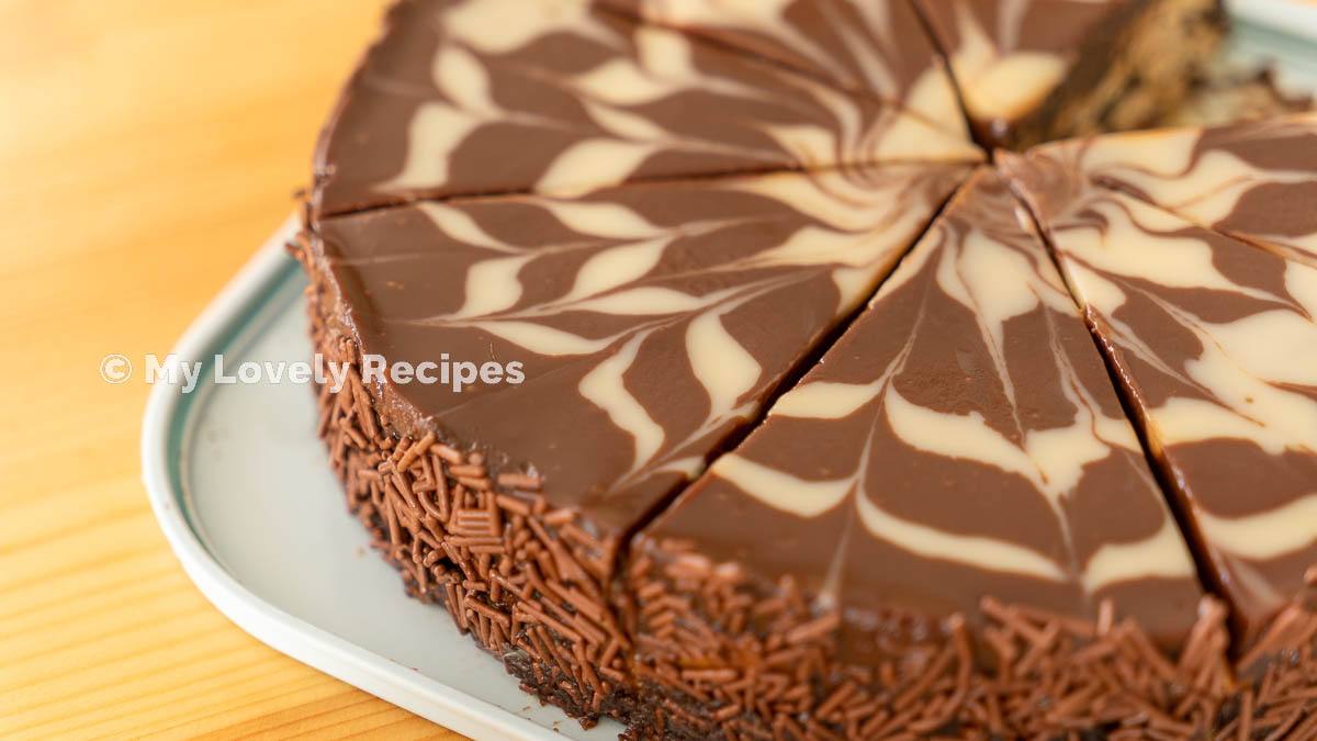Mocha Batik Cake - My Lovely Recipes