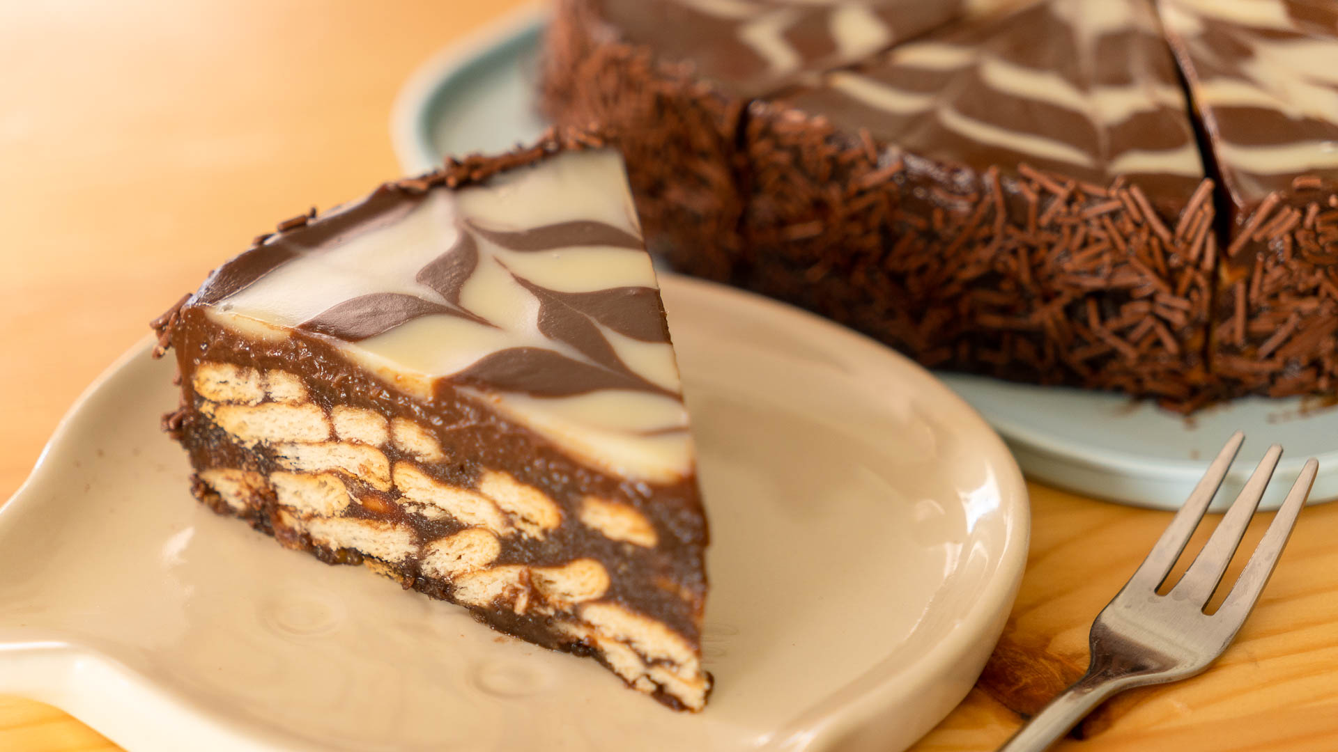 Mocha Batik Cake - My Lovely Recipes