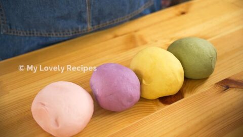 Rainbow Steamed Buns - My Lovely Recipes