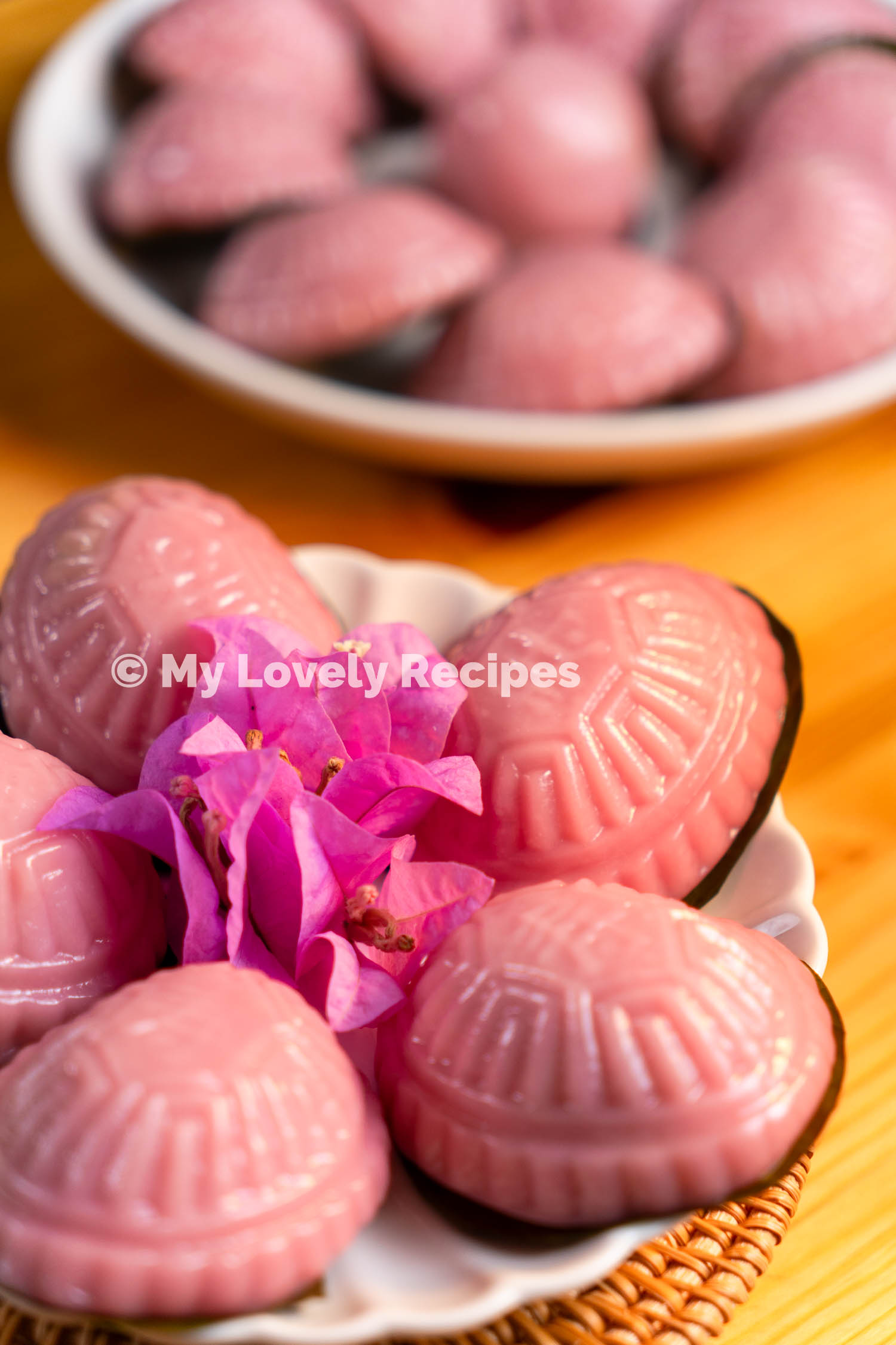 Ang Ku Kueh / Red Tortoise Cake - My Lovely Recipes