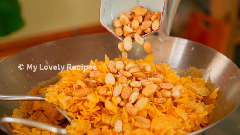 Salted Egg Corn Flakes | Super Delicious & Easy CNY Snack - My Lovely ...