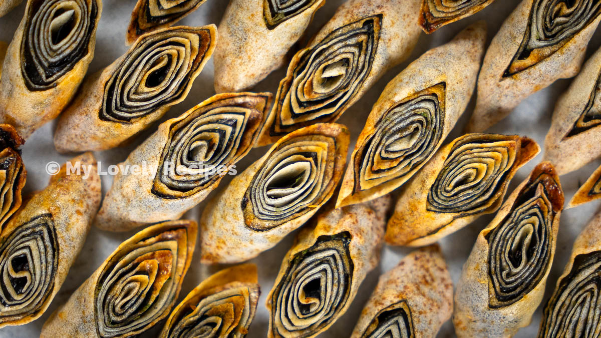 Crispy Popiah Snacks | CNY Cookies - My Lovely Recipes