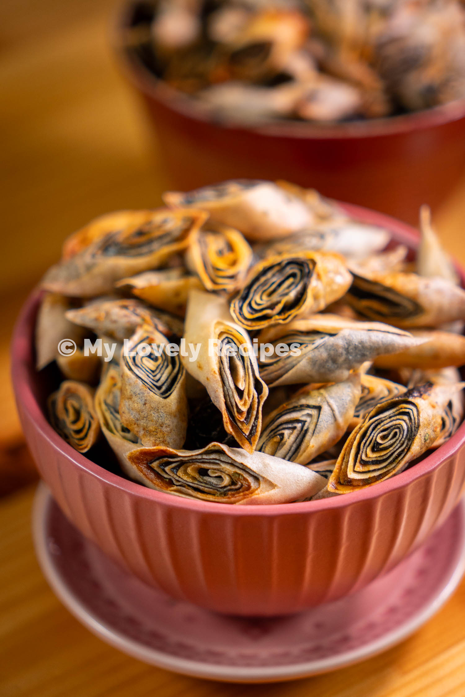 Crispy Popiah Snacks | CNY Cookies - My Lovely Recipes