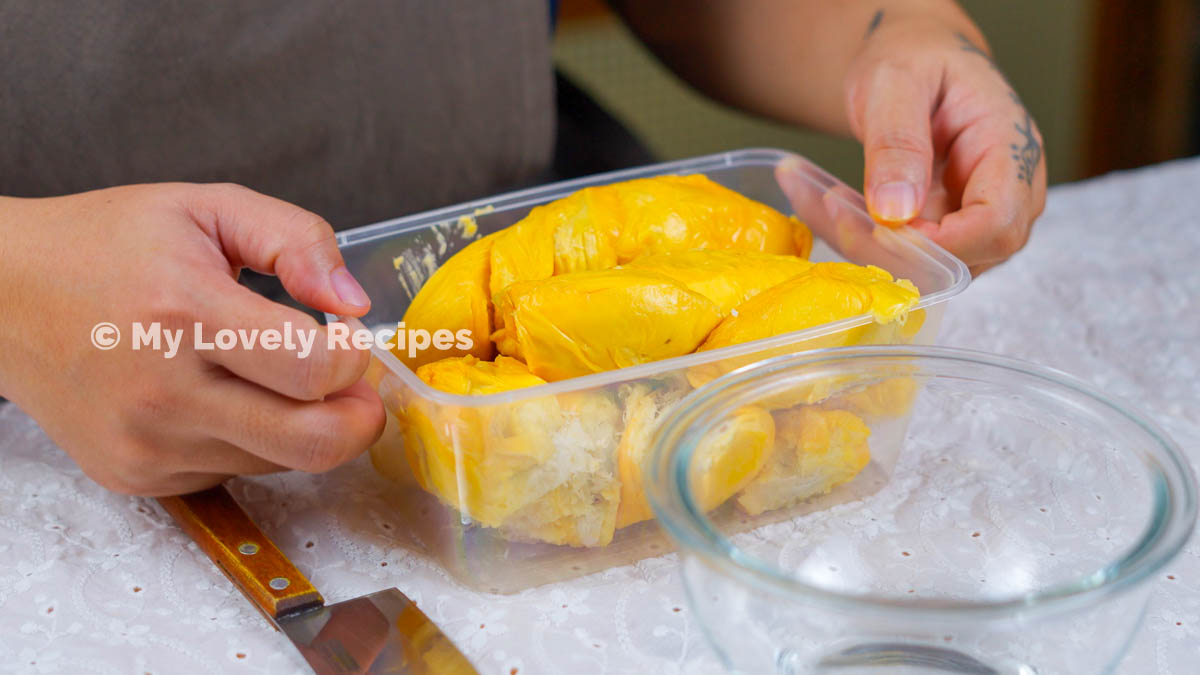 Durian Kuih Talam | Rich of Durian Flavor, Soft & Creamy - My Lovely ...