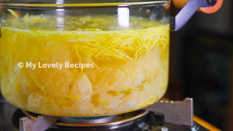 Honey Pomelo/Yuzu Tea - My Lovely Recipes