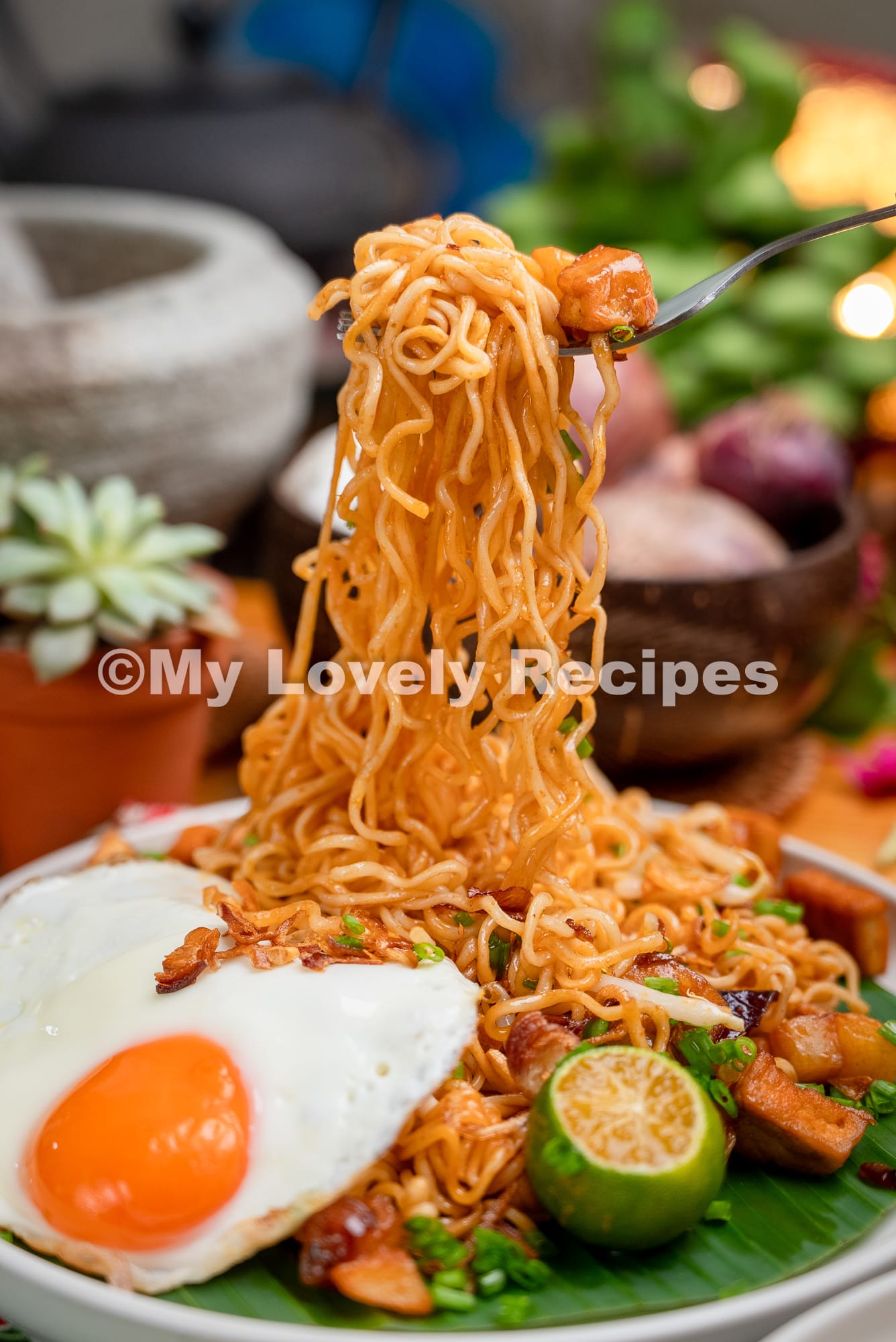 Mamee Goreng / Maggi Goreng - My Lovely Recipes
